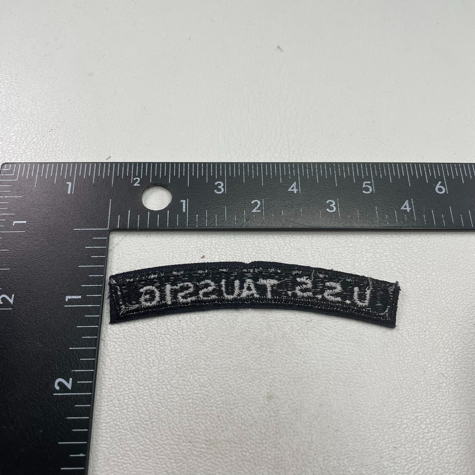 US Navy DESTROYER SHIP USS TAUSSIG Tab Patch (Rocker, UIM) 38MQ | eBay