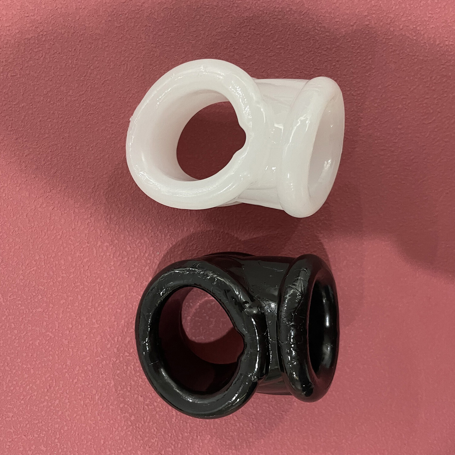 Male Silicone Ball Stretcher Scrotum Penis Stretchable Ring Delay Time ...