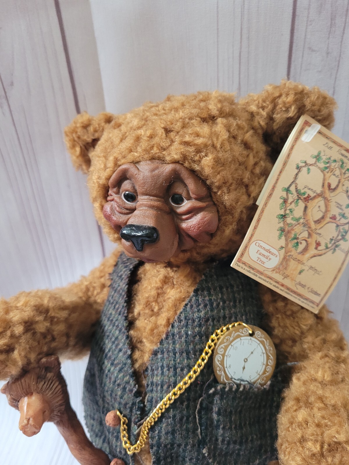 GUND CINNABEAR Cinnabears Grandpa Basil Teddy Bear MINT for sale online ...