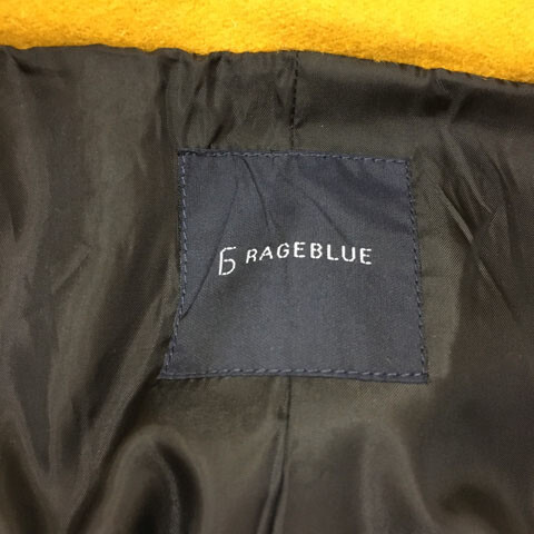 Rageblue Coat Jacket Short Wool Hood Plain Zip Up Long Sleeve L Yellow Men'S | eBay