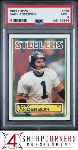 1983 TOPPS #356 GARY ANDERSON RC STEELERS PSA 9 | eBay