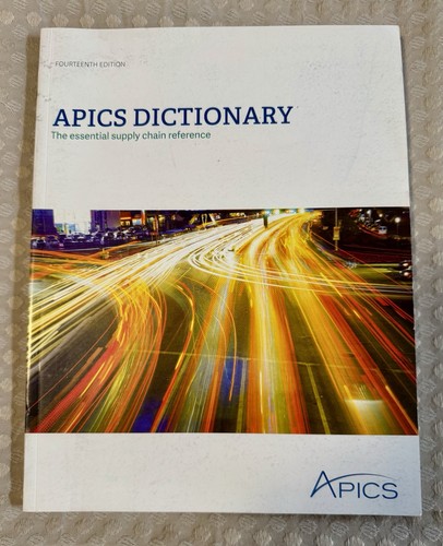 APICS Dictionary 14th Ed The Essential Supply Chain Reference (D3) | eBay