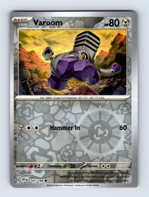Varoom - Scarlet & Violet Base Set 141/198 - Rev Holo - NM - Pokémon ...