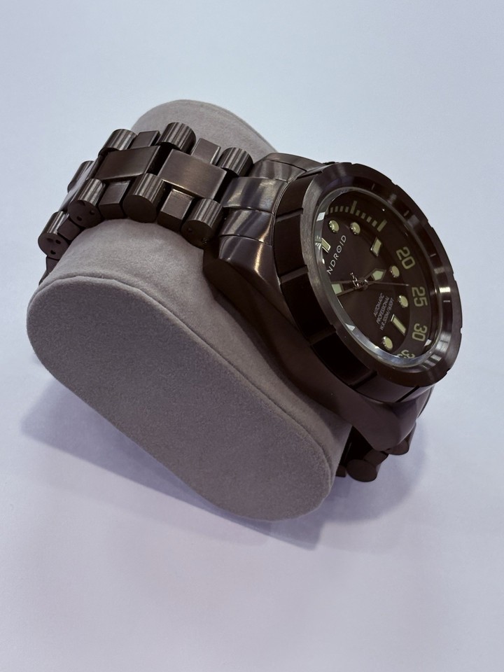 Android AD563 Seagull TY2806 Black Steel Automatic Men's 50mm Diver ...