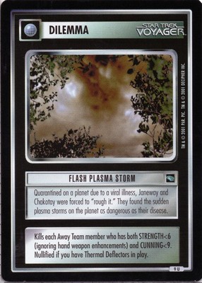 Star Trek CCG Flash Plasma Storm Near-Mint/NM Uncommon – Voyager 2001 ...