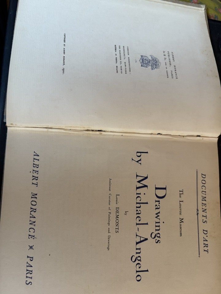 Documents d'Art Louvre Drawings by Michael-Angelo Demonts Morance catalog | eBay