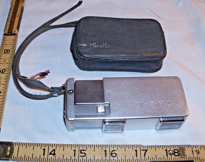 MINOLTA 16 SUBMINIATURE SPY CAMERA WITH CASE | eBay