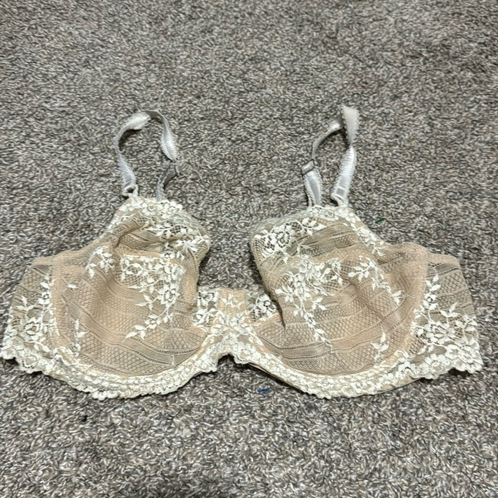 Wacoal Embrace Lace Underwire Bra Tan 38D - Gem