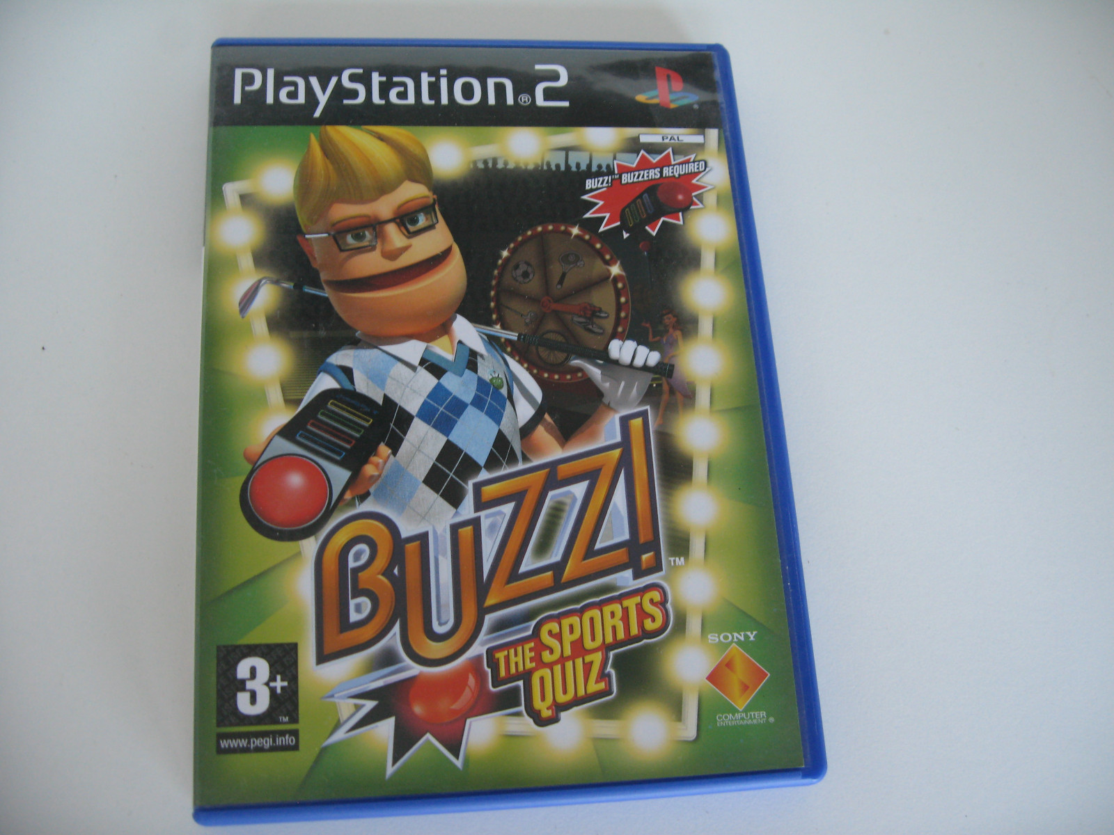 PS2 - BUZZ Buzzers Game Series: Sports Mega Hollywood Pop Robojam ...