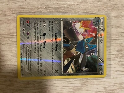 Pokemon TCG Lucario Reverse Holo 63/124 NM | eBay