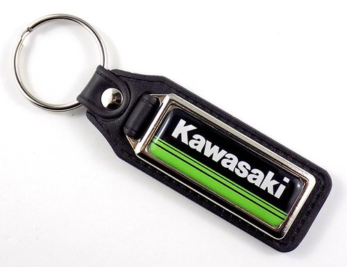 KAWASAKI KEY FOB RING CHAIN MOTORCYCLE NINJA VULCAN ZRX ZEPHYR VERSYS ...