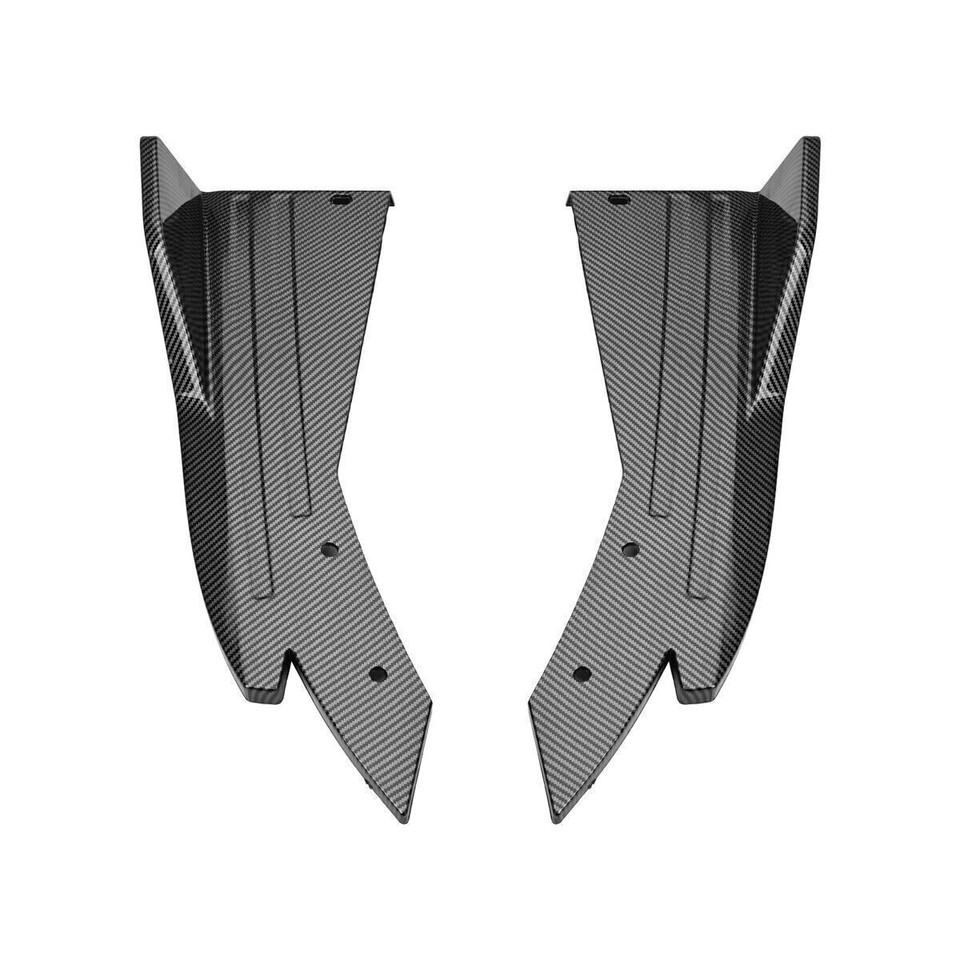 For Chevy Silverado Carbon Fiber Front Bumper Lip Body Kit Spoiler Side ...