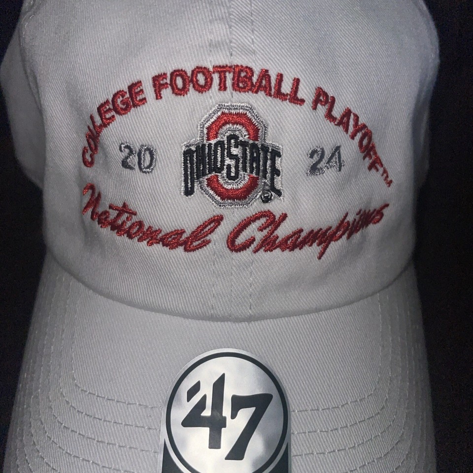 OSU Ohio State Buckeyes 2024 National Champions White Hat Playoff ...
