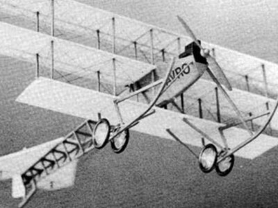 1911 Avro Triplane Elec. 24" WS RC Model Airplane Plans Templates PDF ...