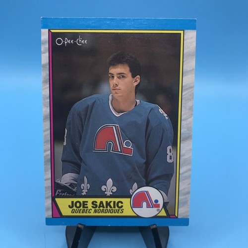 Joe Sakic QC Nordiques Avalanche 1989-90 O-Pee-Chee OPC Rookie Card RC ...