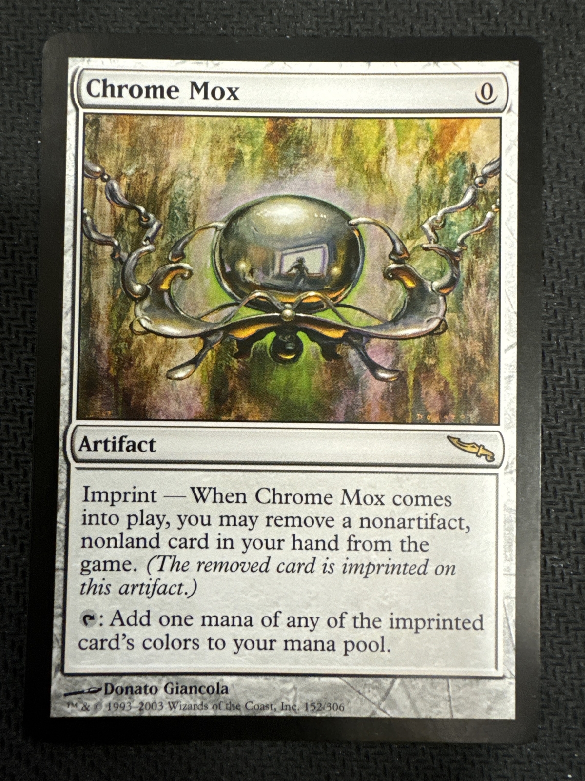MTG Chrome Mox Mirrodin 152/306 Regular Rare for sale online | eBay