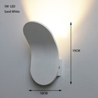 5W 7W LED Wall Lamp Bedroom Lamp Modern Home Lighting Corridor Wall ...