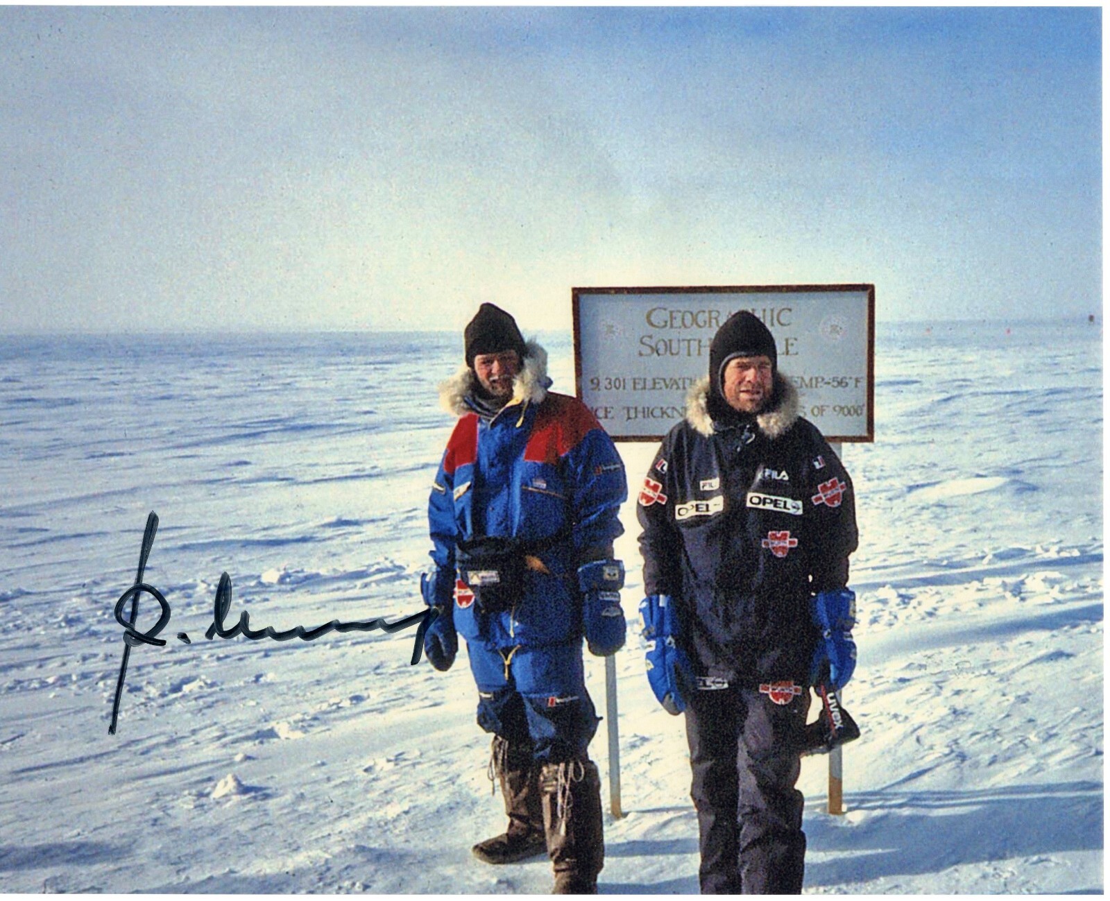 REINHOLD MESSNER SIGNED AUTOGRAPH SOUTH POLE ANTARCTICA 8X10 PHOTO | eBay