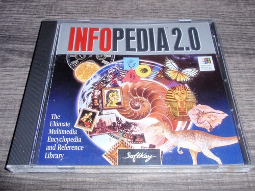 Infopedia 2.0 PC CD-ROM SoftKey 1996 Encyclopedia Reference for Windows ...