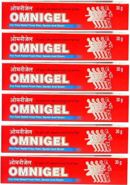 Omnigel 50gm Gel, Tube, Treatment: Pain Killler, 59% OFF