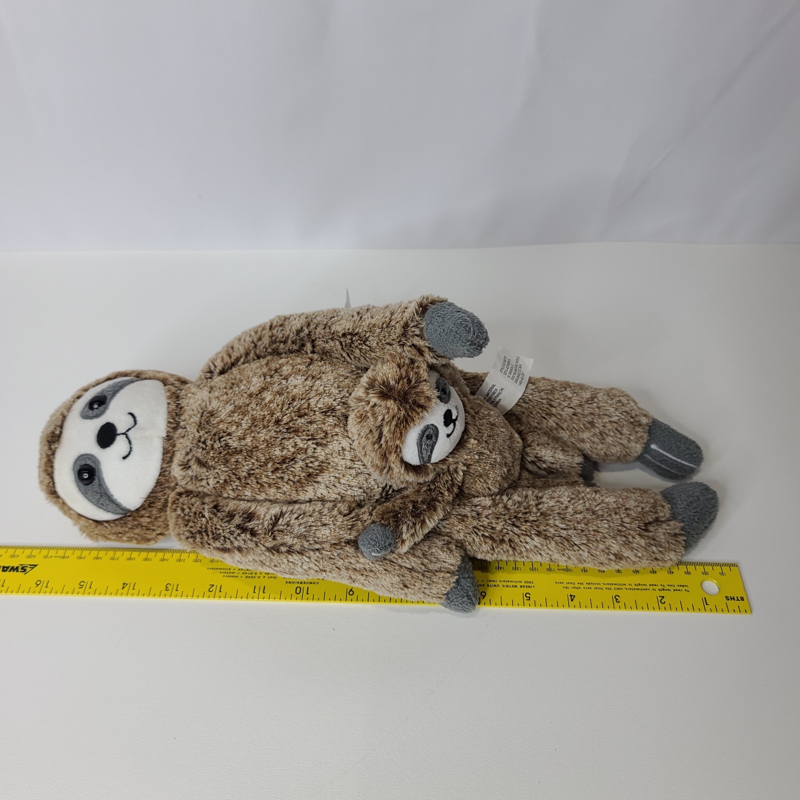 Cloud Island Sloth Set Mom and Baby Plush Stuffed Animal Rattle Toy ...