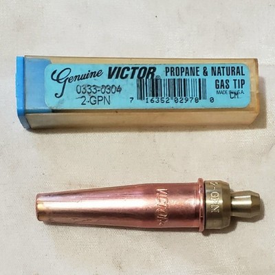 Victor 2-GPN Propane Cutting Torch Tip Natural Gas ST2600FC CA2460 ...