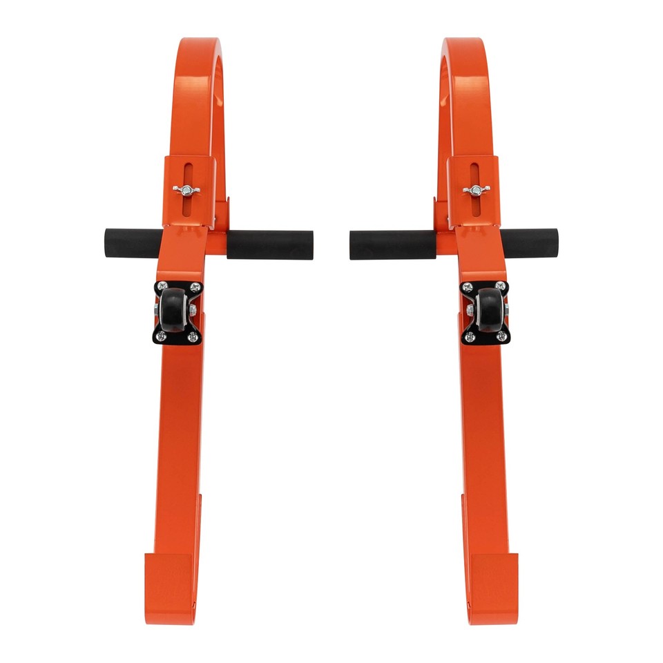 2 Pack Ladder Roof Hook with Wheel Adjustable T-bar Ladder Stabilizer ...