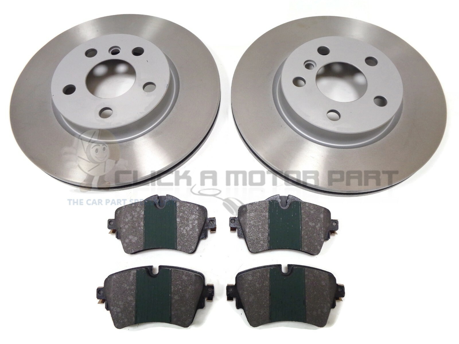 MINI F55 F56 F57 COOPER S SD 2014-2024 FRONT 2 BRAKE DISCS AND PADS SET ...