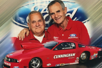VRHTF NHRA "PRO STOCK GREATS BOB GLIDDEN & JIM CUNNINGHAM" 4" x 6 ...