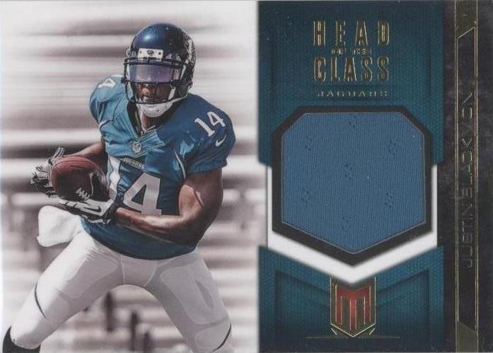2012 Panini Momentum - Head of the Class Materials Justin Blackmon #22 ...