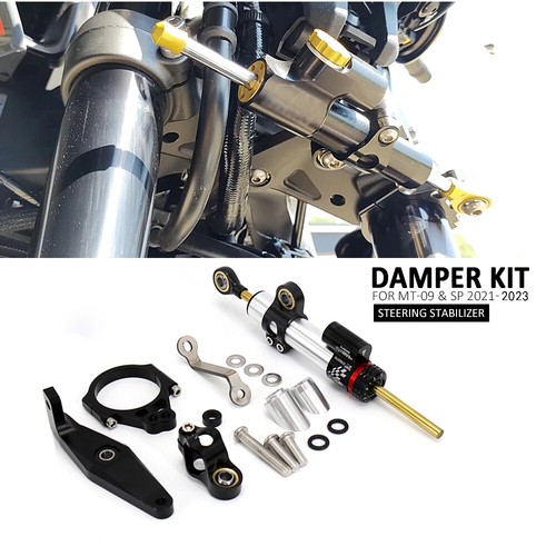 mt09 Motorcycle Steering Damper Bracket Kit For YAMAHA MT-09 MT09 SP ...