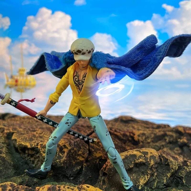 Custom Wired Cape Cloak For S.H.Figuarts SHF One Piece Trafalgar Law ...