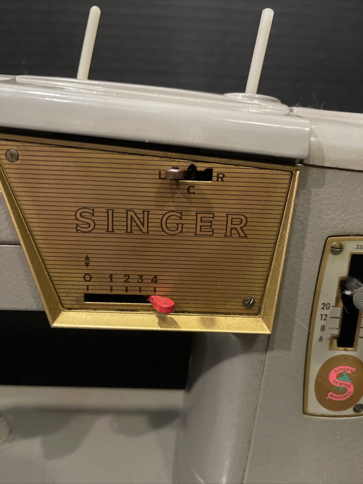 VINTAGE SINGER SEWING MACHINE 13608M WORKS | eBay