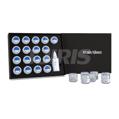 Dental Lab Paste Stain Glaze Kit CAD CAM Porcelain Stains for Zirconia ...