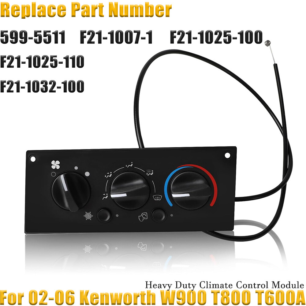2002-2006 Truck AC Switch AC Control Panel Replacement For Kenworth ...