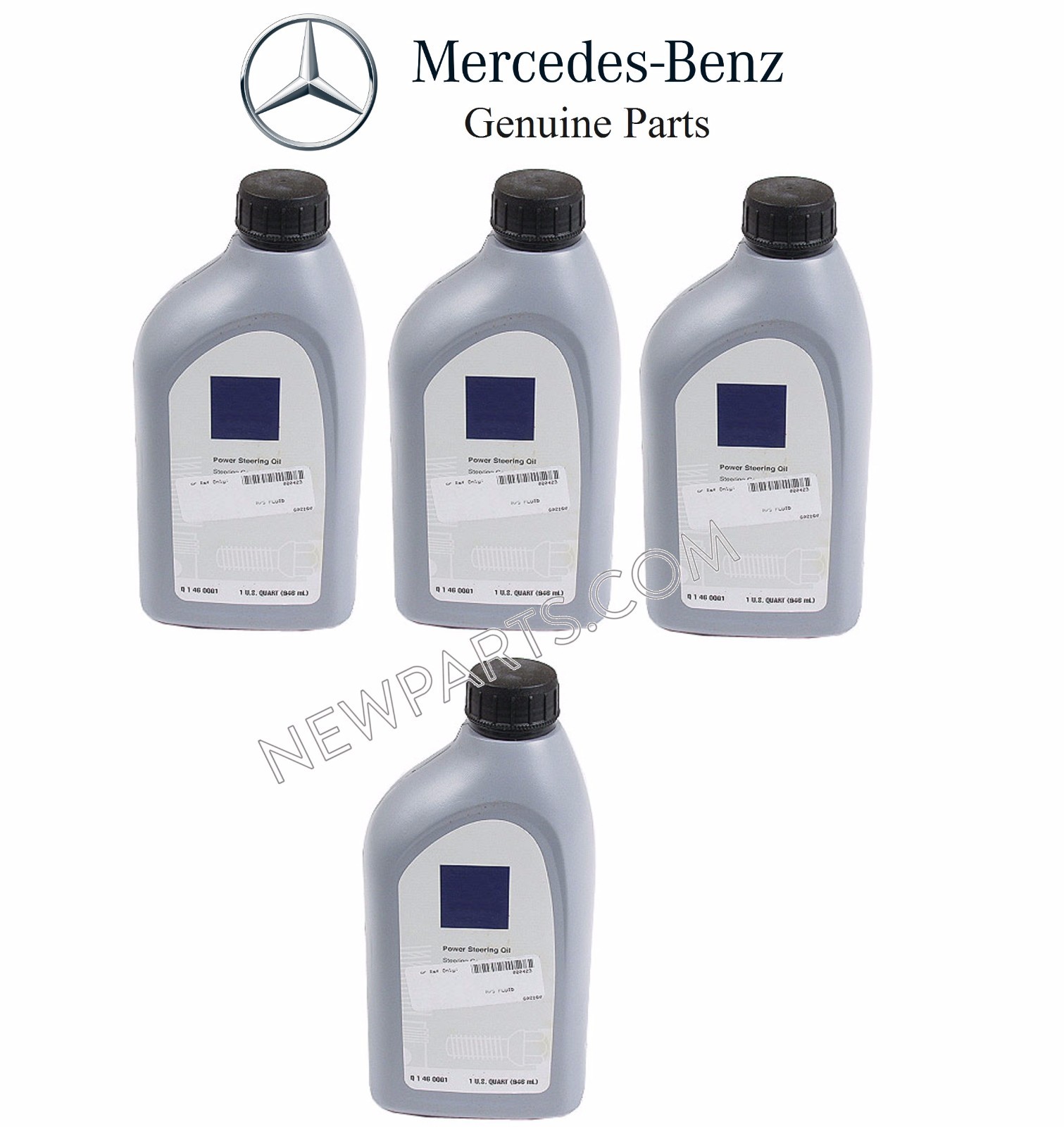 Set of 4 Quarts Power Steering Fluids Genuine For Mercedes W110 W164 ...