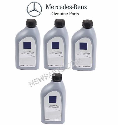 Set of 4 Quarts Power Steering Fluids Genuine For Mercedes W110 W164 ...