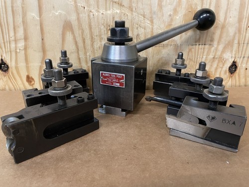 ALORIS BX TOOL POST w/6 ALORIS BXA TOOL HOLDERS NICE! | eBay