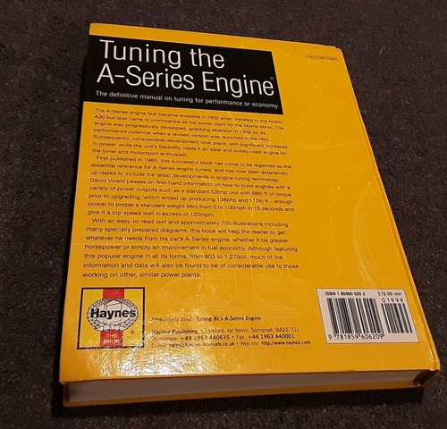 DAVID VIZARD TUNING THE A-SERIES ENGINE BOOK - THE A-SERIES BIBLE ...