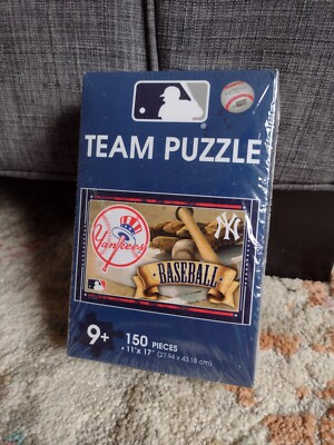 WinCraft MLB New York Yankees Team Logo 150 Piece Jigsaw Puzzle - 11 x ...