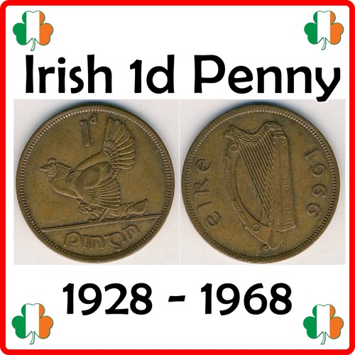 Ireland | Irish 1d | One Penny | Harp | 1928 - 1968 | eBay