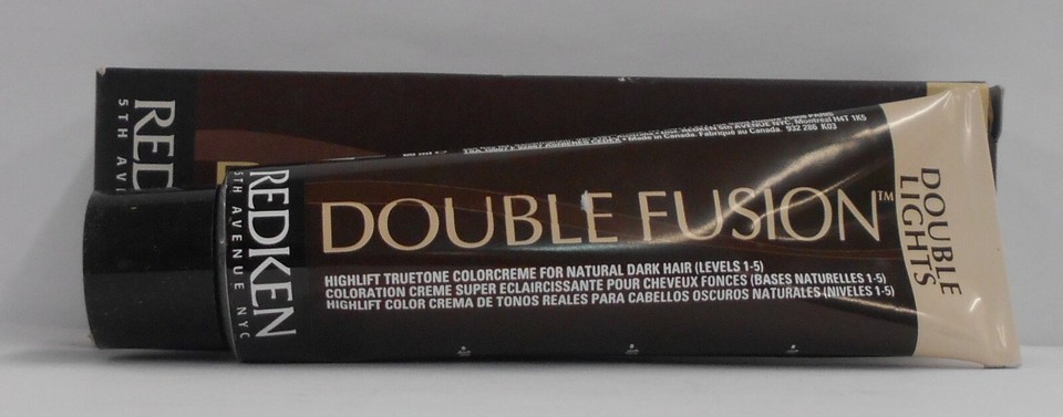 REDKEN Double Fusion DOUBLE LIGHTS High Lift Color For Natural Dark ...