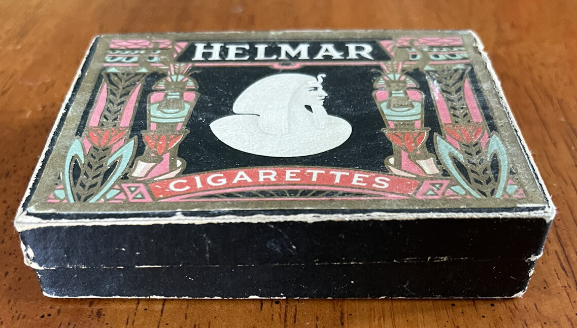 Helmar Turkish Cigarettes Box RARE Vintage Advertising | eBay