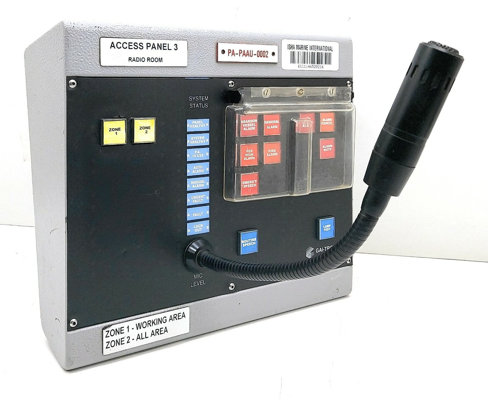 GAI-Tronics+Elemec+Plus+319-02-2A02301+Access+Panel+3+PA-PAAU-0002 for ...