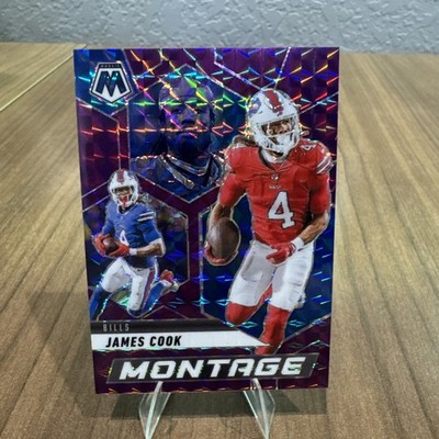 🔥 James Cook 2025 Mosaic Montage Purple Mosaic /49 Buffalo Bills 🔥 | eBay
