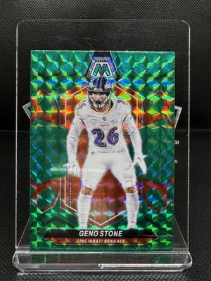 Geno Stone Cincinnati Bengals #39 2024 Panini Mosaic Green Prizm ...