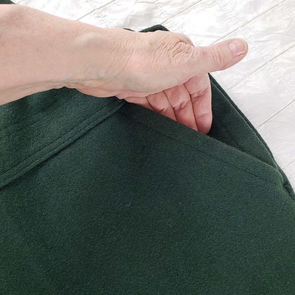 Codet Overall Men LARGE x 32" Green Wool Bib 194 Canada Hunting ...