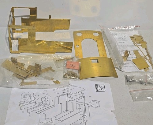 16MM G SCALE GARDEN RAILWAY BALDRIG BRASS LOCO BODY / CAB KIT MIKES ...