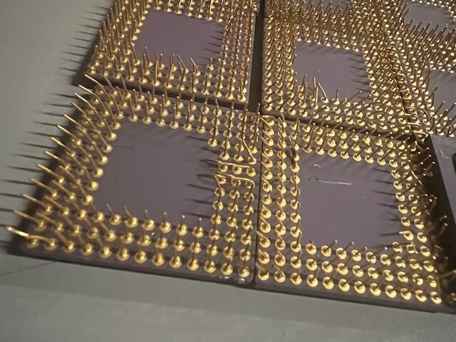 50 PIECES VINTAGE NORTEL CERAMIC CPU SCRAP GOLD RECOVERY (595 Grams) 1 ...