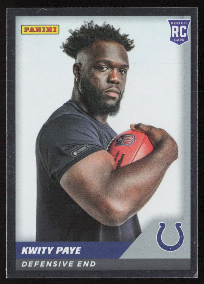 2021 Panini NFL Sticker & Card Collection - Kwity Paye #87 Silver (RC ...